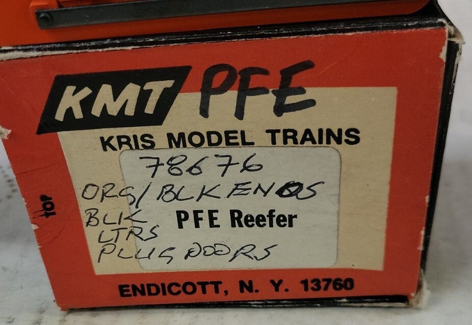 KMT, Kris Model Trains, Pacific Fruit Express, PFE, w/box. (12T) | eBay