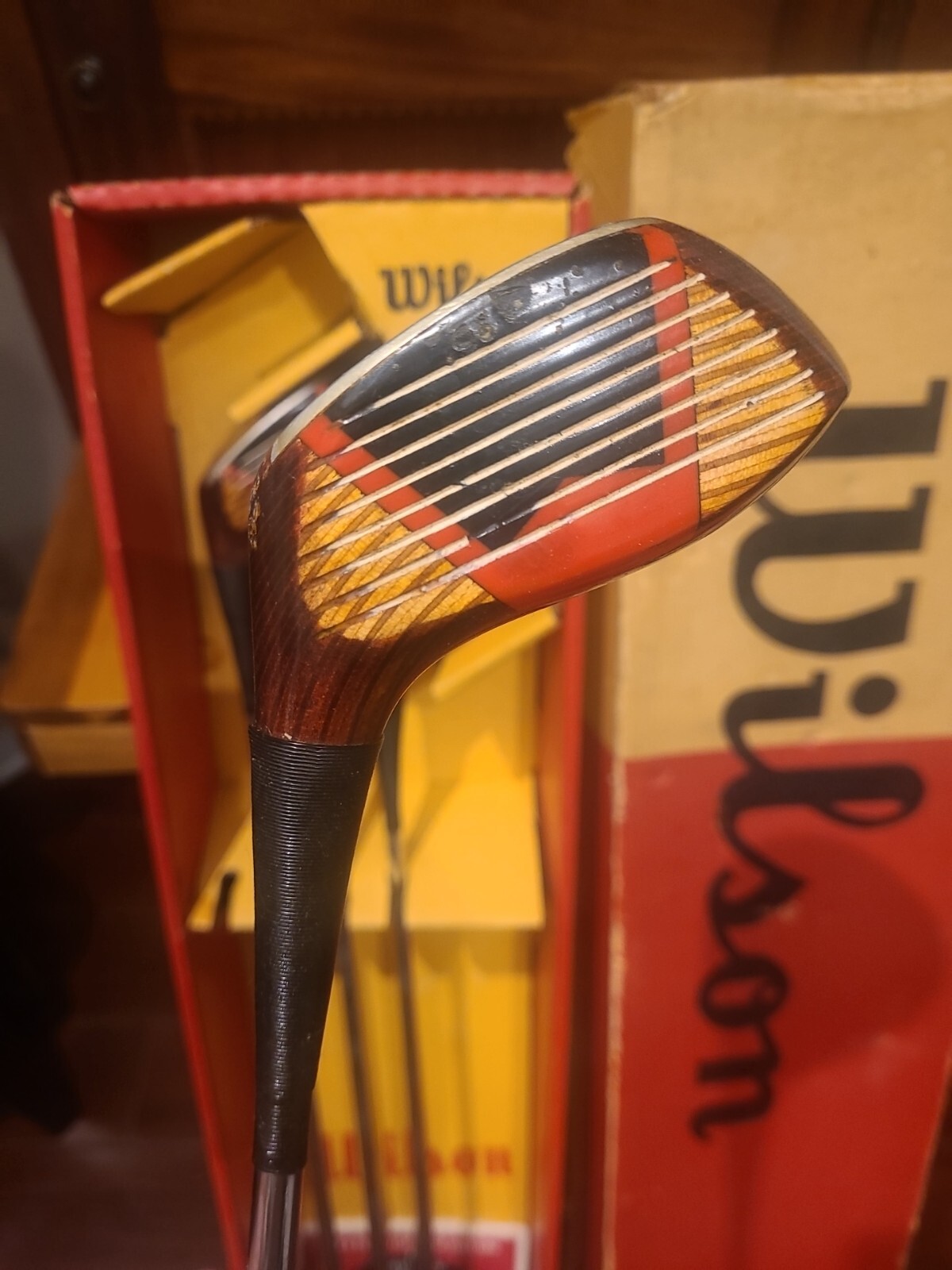 4 Sam Snead Maple Wood Wilson Strata-Bloc 4350 Championship Golf Clubs ...