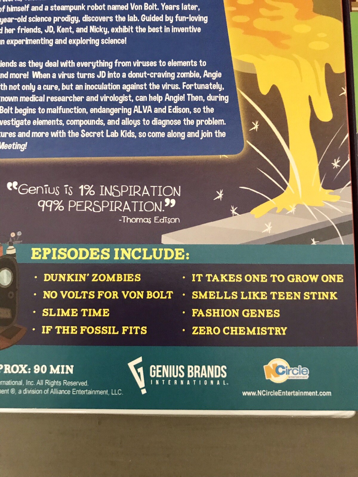 2 Pcs Thomas Edisons Secret Lab DVD 843501006382 | eBay