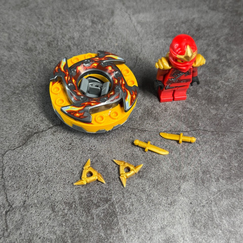 LEGO Ninjago 9561 Kai ZX W/ Spinner & Gold Weapons - Minifigure ...