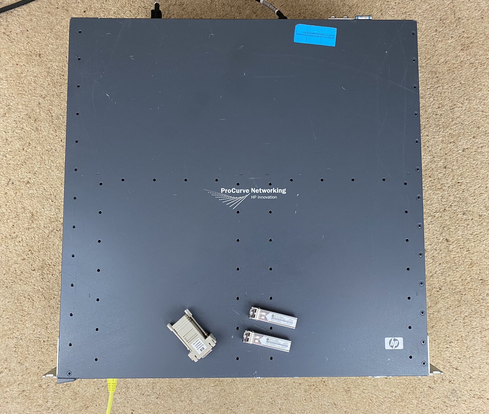 HP ProCurve E5406 zl J8697A gigabit PoE Switch 1x J9535A 3x J9534A 2x ...