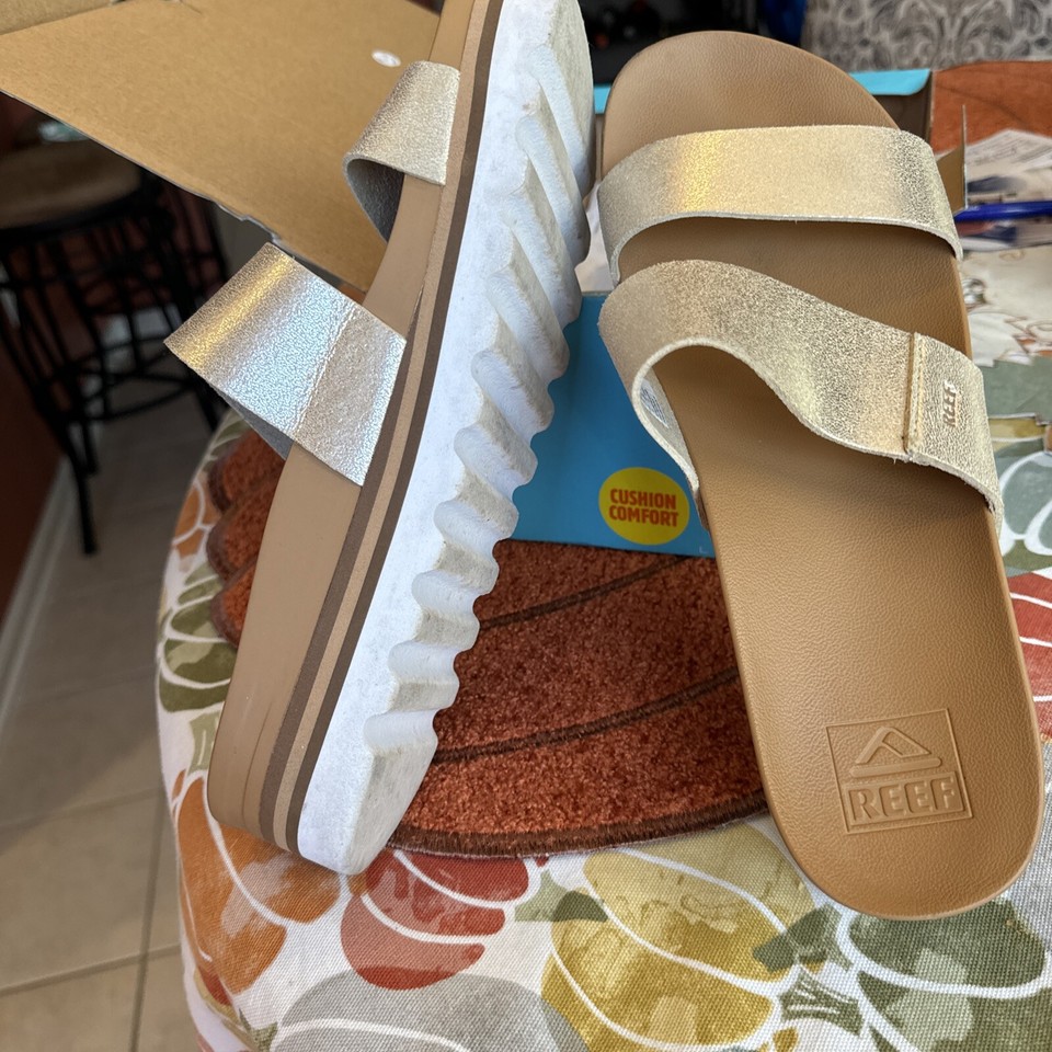 Reef ladies gold sandals | eBay