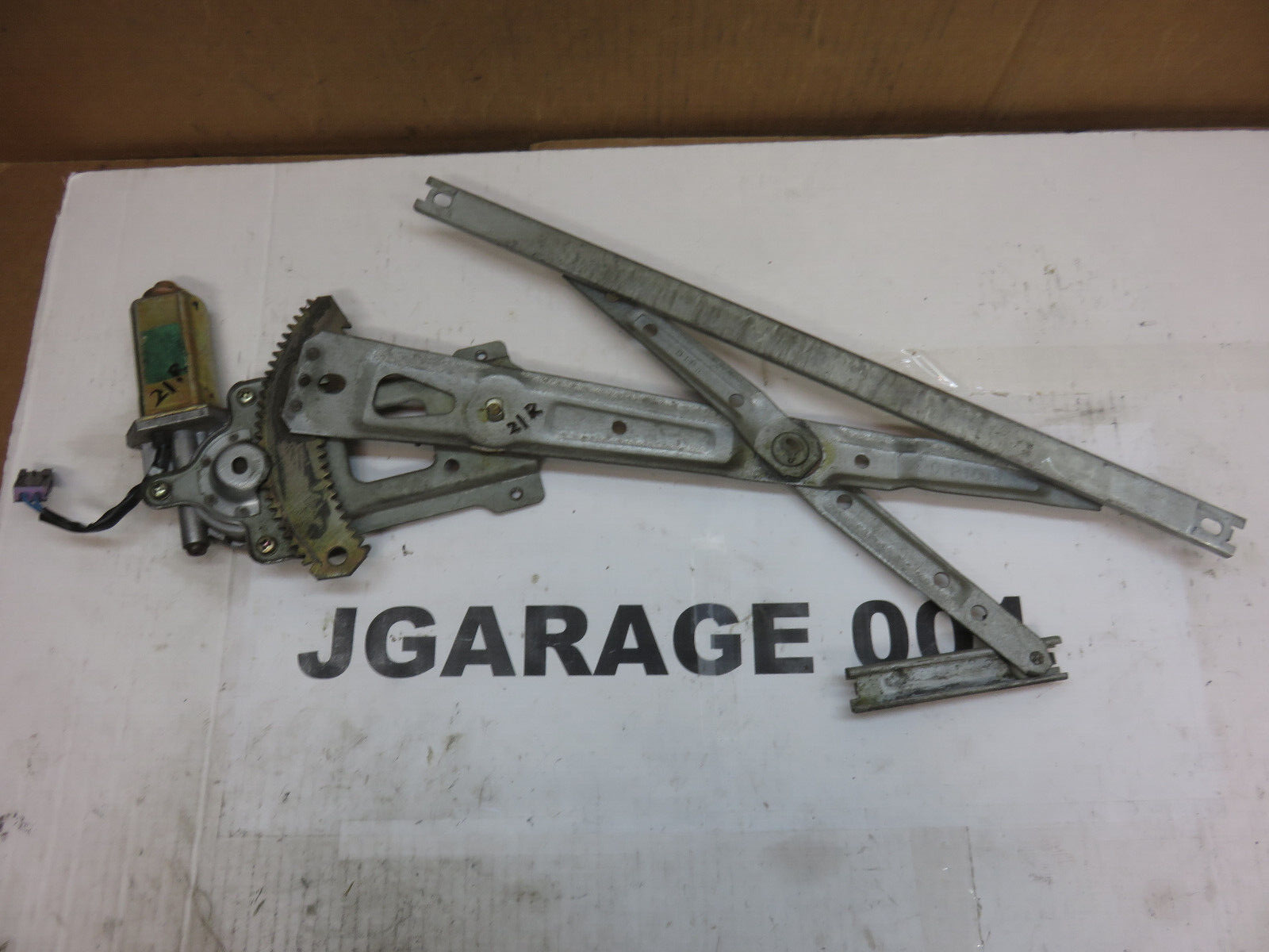 84-89 NISSAN 300ZX Z31 2 DOOR PASSENGER SIDE WINDOW MOTOR REGULATOR ...