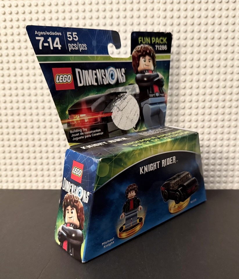 Lego Dimensions Knight Rider - Michael Knight K.I.T.T. 71286 Fun Pack ...