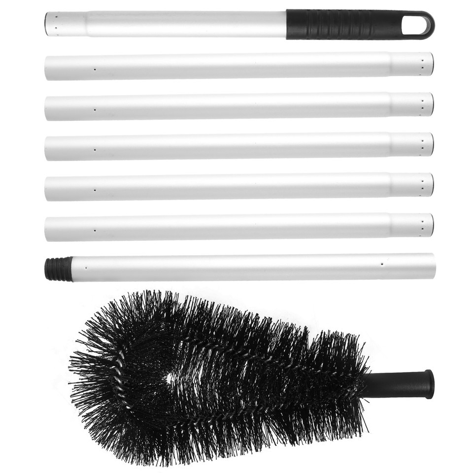 Gutter Cleaning Brush with 7 Splicing Extension Poles 238cm Long Gutter ...