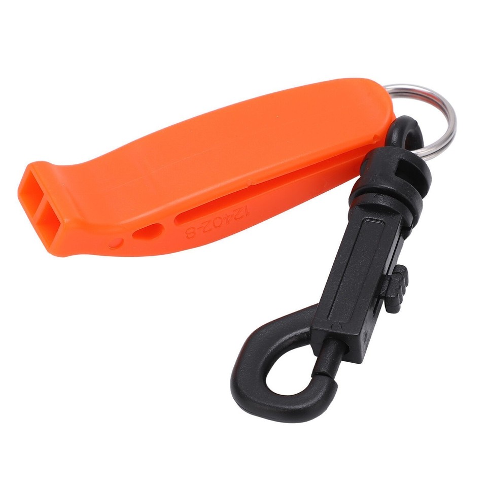 Emergency Whistle Dual Frequency Multifunctional Orange Safety Warning ...