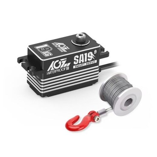 19KG Low-Profile Waterproof RC-Winch-Servo - 0.073s SA19 Winch&Servo ...