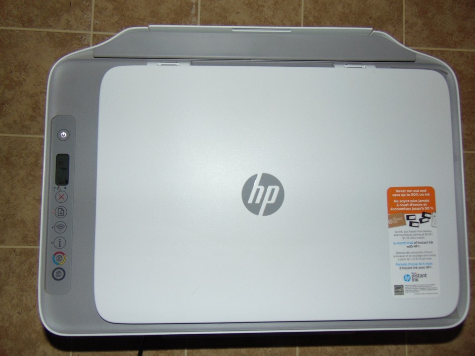 HP Deskjet 2700e Wireless Bluetooth Printer White w/power cord No USB ...
