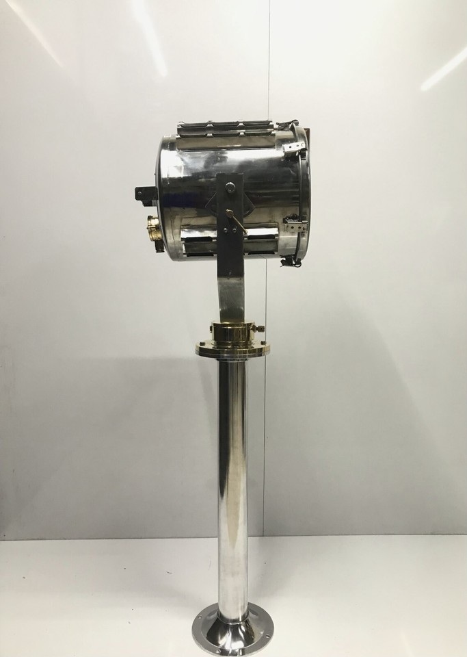 Industrial Marine Steel Signal Spot Search Light Floor Lamp with Stand ...