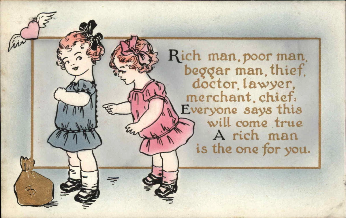 Rich Little Girl Cartoon