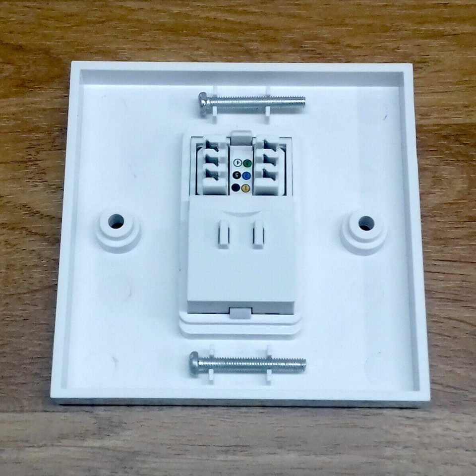 Kauden RJ11 Telephone Single Socket Module Faceplate Fax Adsl Vdsl ...