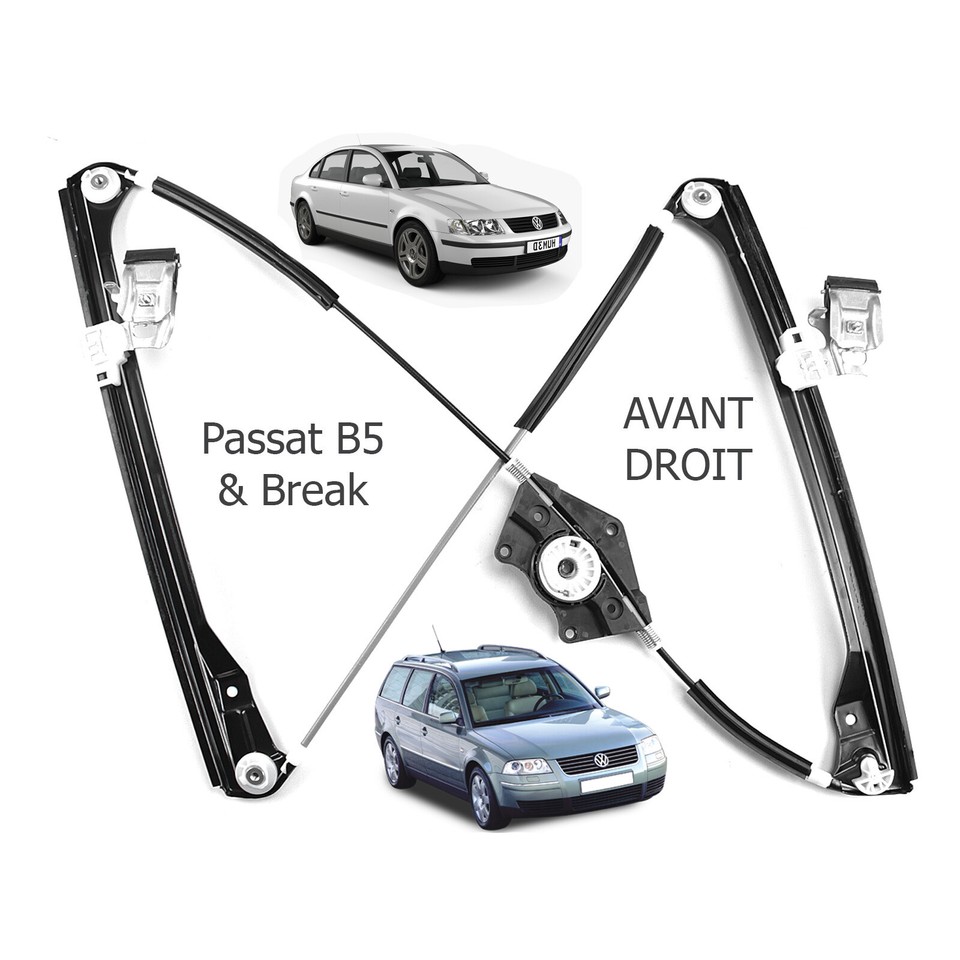 Electric Window Lift Mechanism Front Right For Passat 3B Superb ...