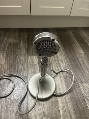 Vintage Astatic Microphone D-104 Lollipop W/ G Stand 4 Pin CB Ham Mic ...