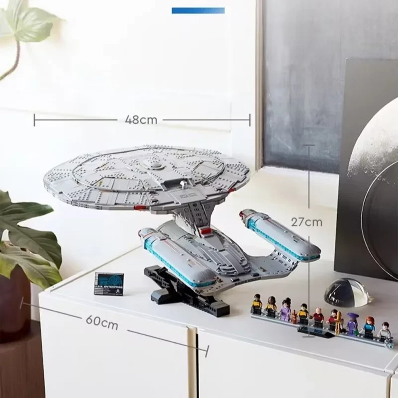 NEW 3600PCS Star Trek MOC 10356 Spacecraft Display Building Blocks ...