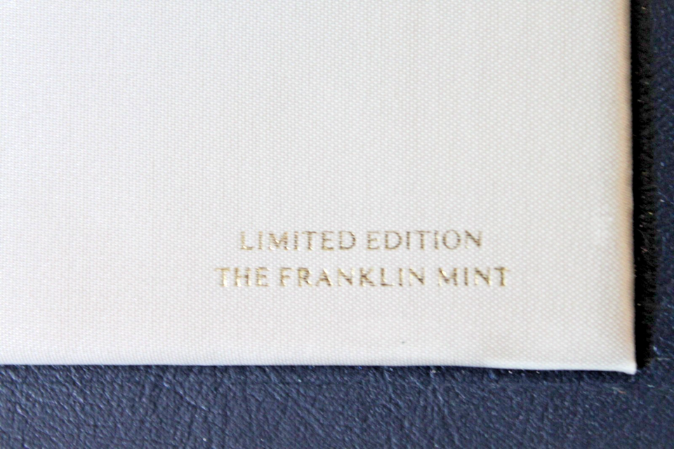 James Madison Sterling Silver Plate Gold Inlay Franklin Mint Limited Ed ...