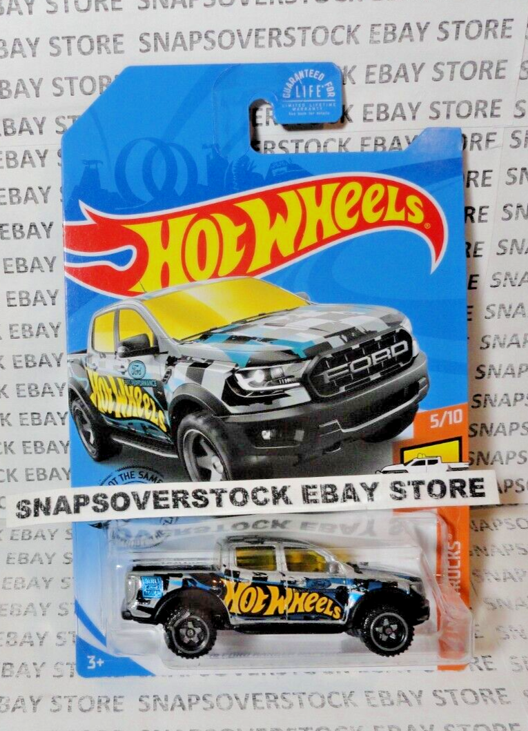 2019 HOT WHEELS GAMESTOP EXCLUSIVE SILVER '19 FORD RANGER RAPTOR NEW ...