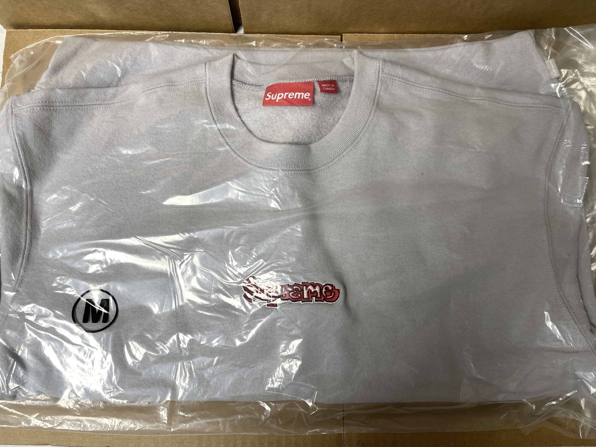 Supreme Gonz Logo Crewneck LightBlue Grey Black S/S 21 | eBay Supreme Gonz Logo Crewneck LightBlue Grey Black S/S 21 | eBay
