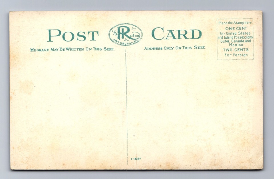 C.1910 INCLINE PITTSBURGH PA, CASTLE SHANNON YIKES! RIVER ALLEGHENY ...