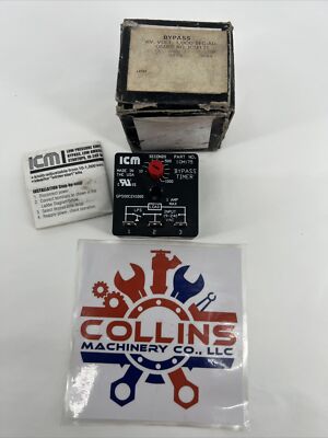 ICM Controls ICM175 Bypass Timer Relay, 10-1,000 Seconds Adjustable, 19 ...
