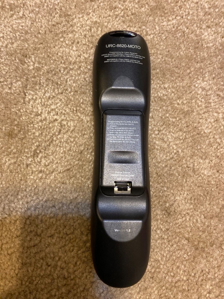 COX Universal 4 Device Remote Control (URC-8820-MOTO) | eBay