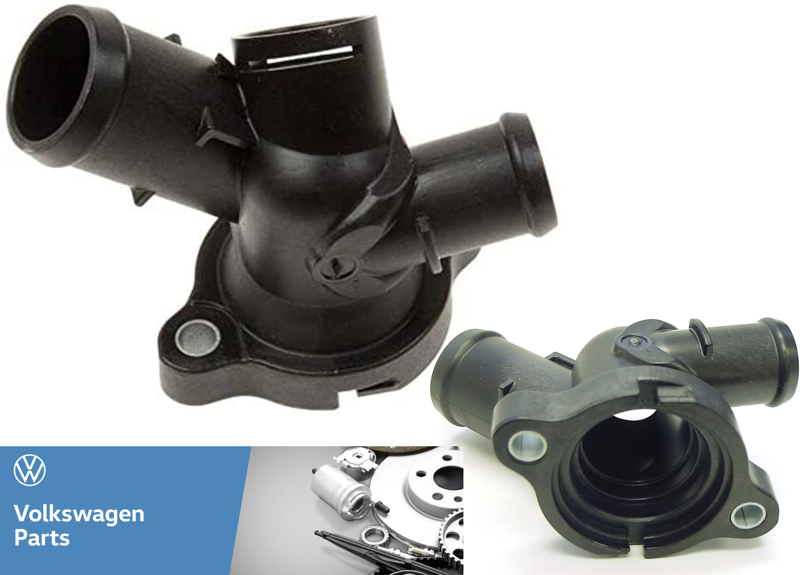 2007-2016 Volkswagen Audi Coolant Flange | 07K121133E | OEM | Front