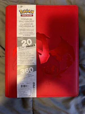 Pokemon TCG Charizard Binder 9-Pocket Elite Series ULTRA PRO ...