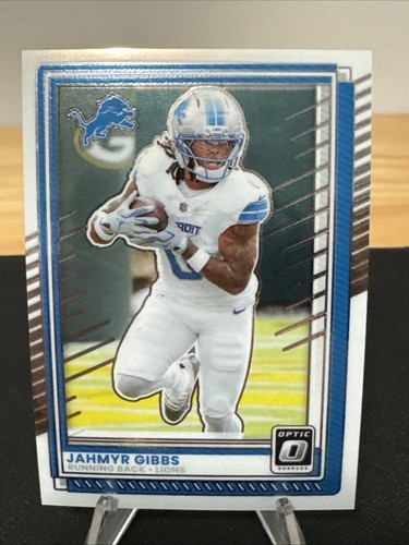 2025 Optic Jamyr Gibbs 79 Detroit Lions Football Card 3R | eBay