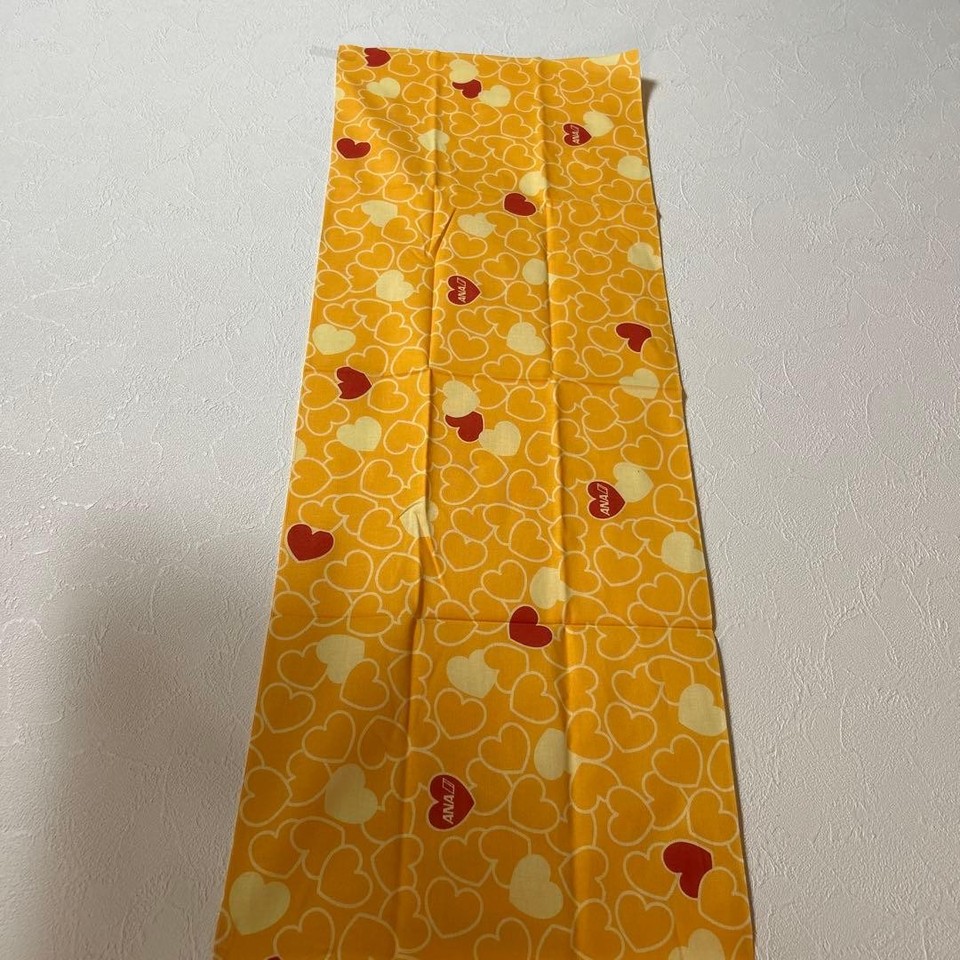 Japanese Tenugui Towels ANA heart pattern | eBay