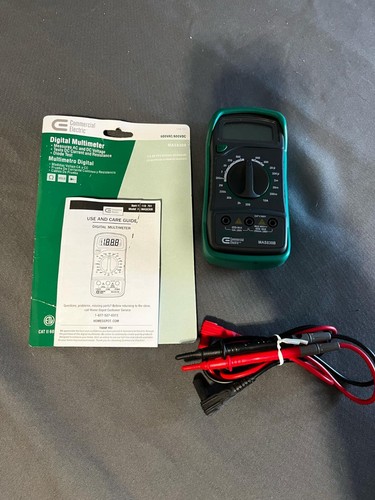 Commercial Electric MAS830B Digital Manual-Ranging Multimeter ( Read ...