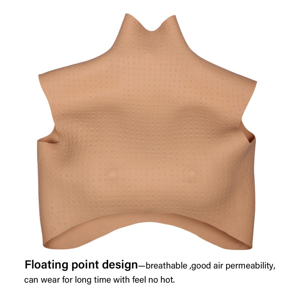 B-K Cup Plus Size Silicone Breast Forms Breastplate Fake Boobs With ...