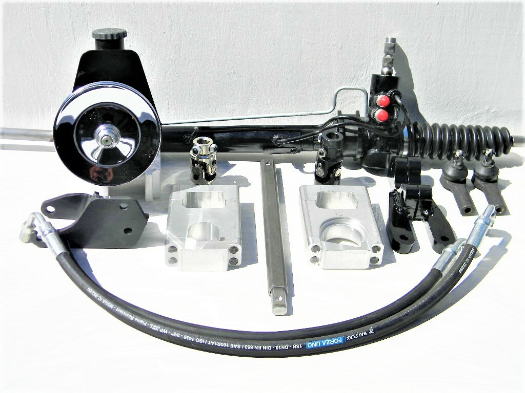 53 54 55 56 57 Chevy Truck Rack and Pinion Power Steering Conversion | eBay