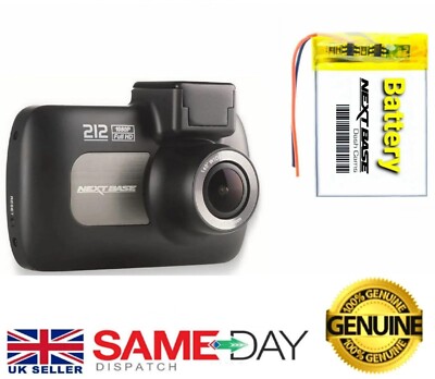 Nextbase 212/212G Dash Camera Replacement Battery High Capacity and ...