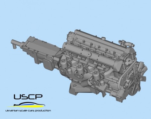 USCP 24T070 1/24 Aston Martin DB5 Engine bay set Super Detail set | eBay