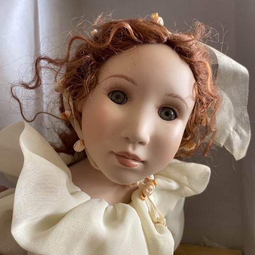 New GAY TALBOTT BOASSY 22" PORCELAIN “Tiffany Rose” ROSE BOUTIQUE DOLL ...