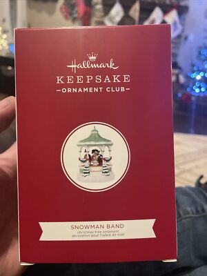 2020 Hallmark Keepsake Ornament Club Member Exclusive Snowman Band NIB ...