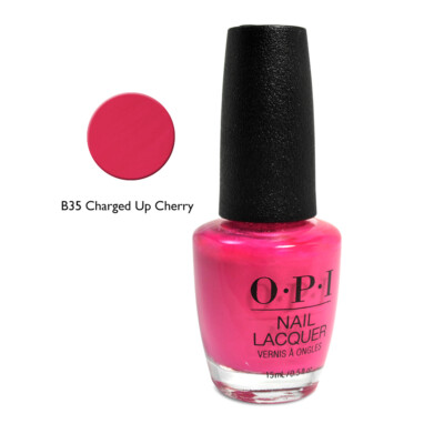 OPI Nail Polish B35 Charged Up Cherry 0.5oz | eBay