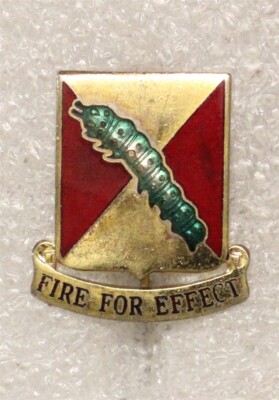 U.S. Army DI Pin: 51st Field Artillery Battalion - p/b, 1-V | eBay