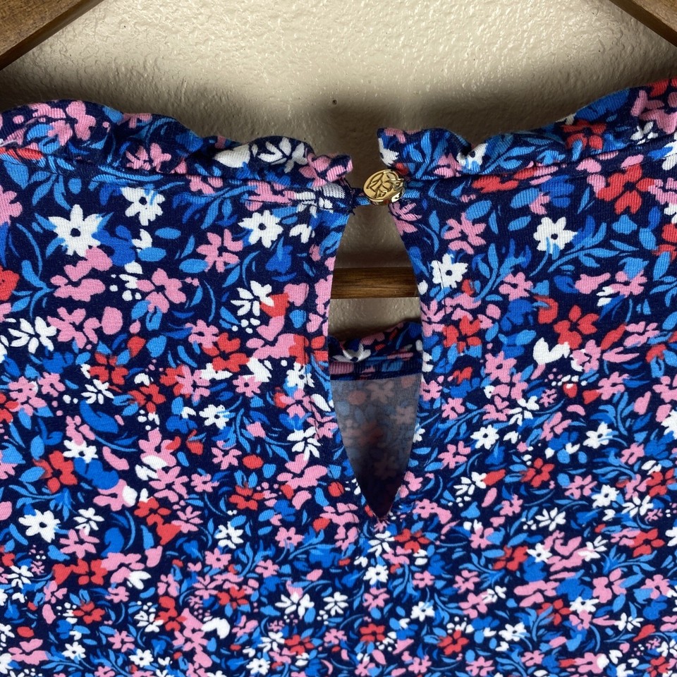 Draper James 2x Kitty Dress Ditsy Floral Spring Jersey Knit Boho ...