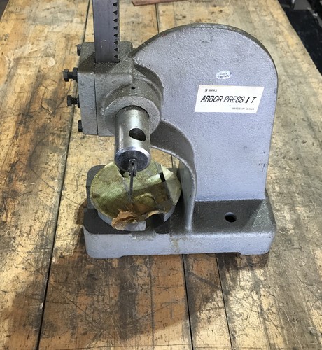 Industrial Arbor Press Bench Top Mount Machinist Milling Hand Operated ...