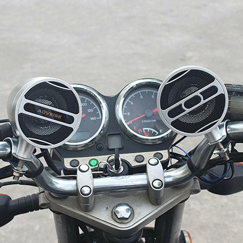 Waterproof Motorcycle ATV UTV Bike Audio System Handlebar FM Radio iPod ...