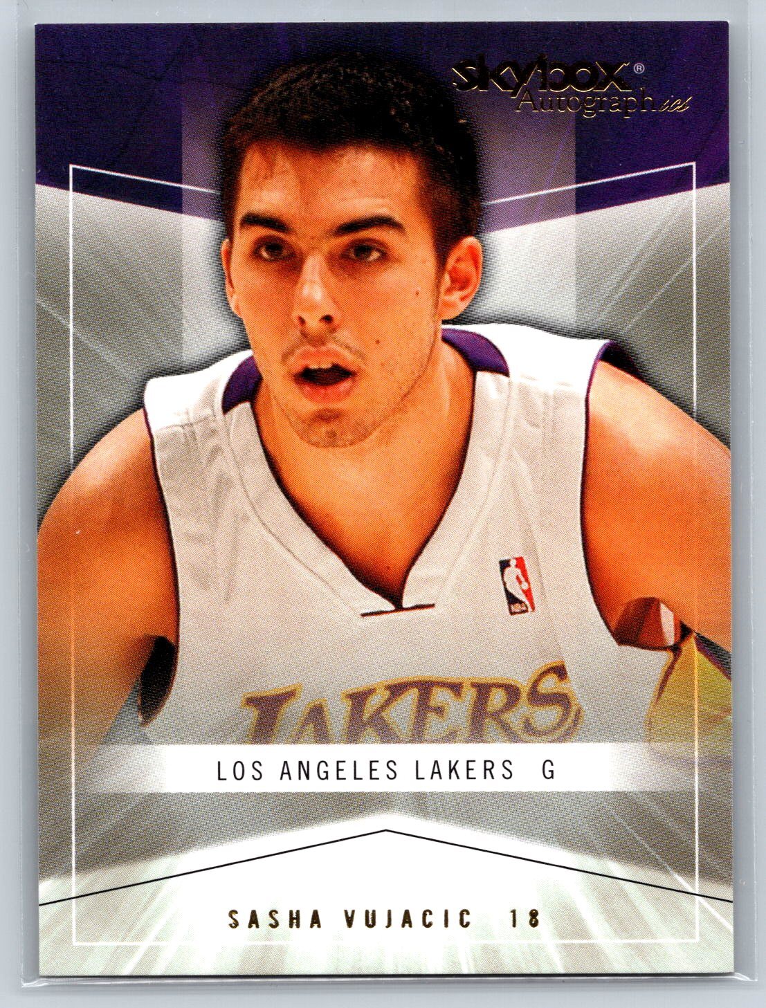 2004-05 SkyBox Autographics #88 Sasha Vujacic Insignia #/150 - Picture ...