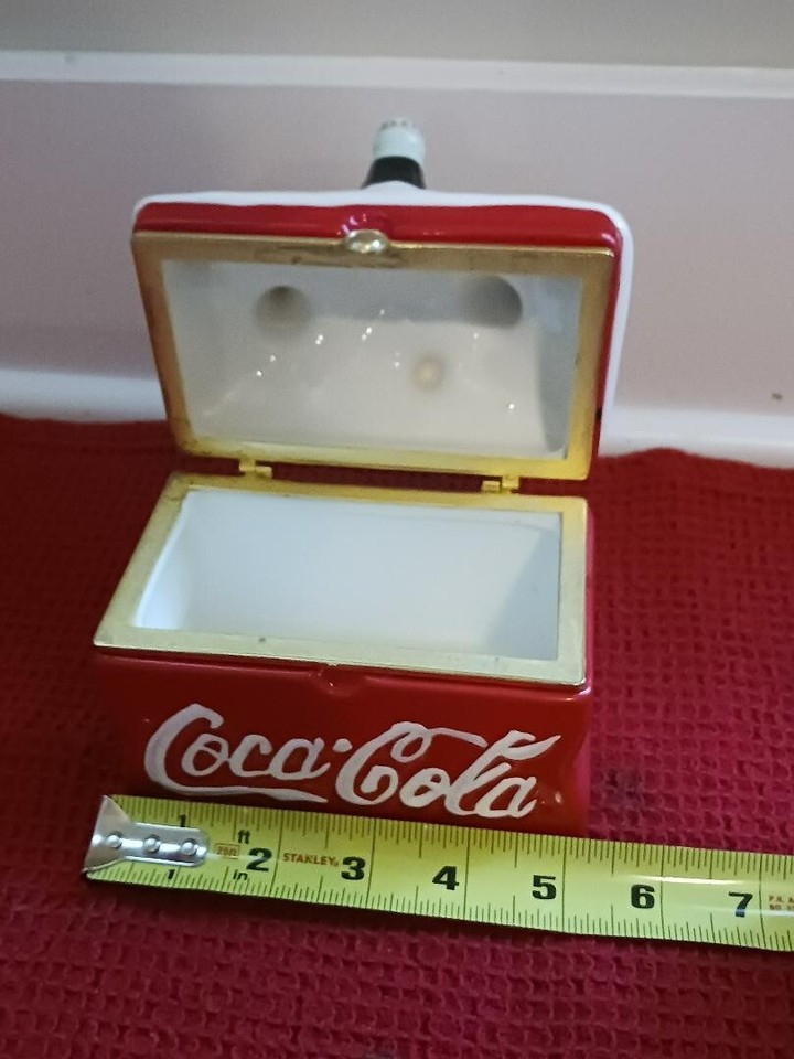 Collectible Coca Cola Hinged Trinket Box Coke Cooler | eBay
