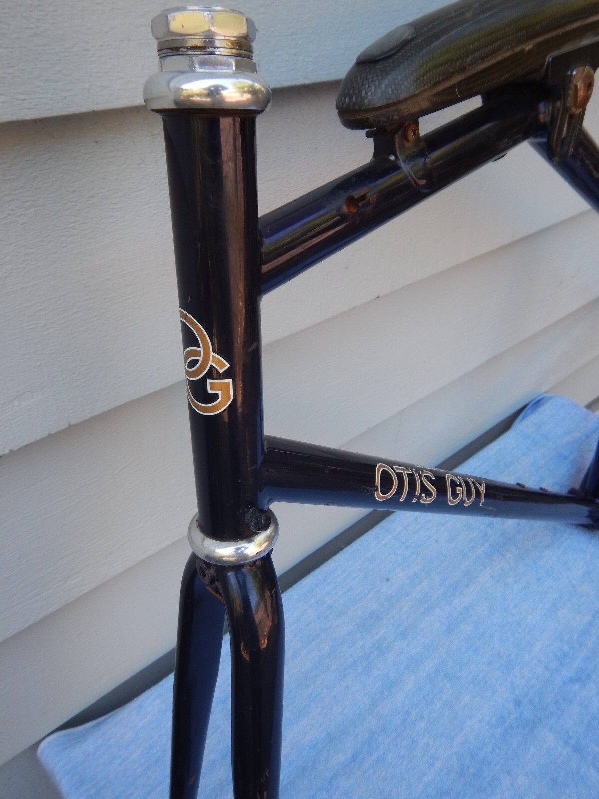 57cm Otis Guy Smoothie Softride Beam Vintage Road Bike Frameset w/ Fork ...