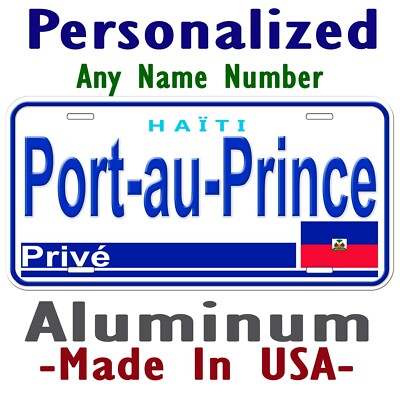 Haiti Any Name Personalized Novelty Car License Plate | eBay