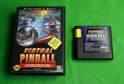 Virtual Pinball by Electronic Arts • Sega Genesis/Mega Drive System ...