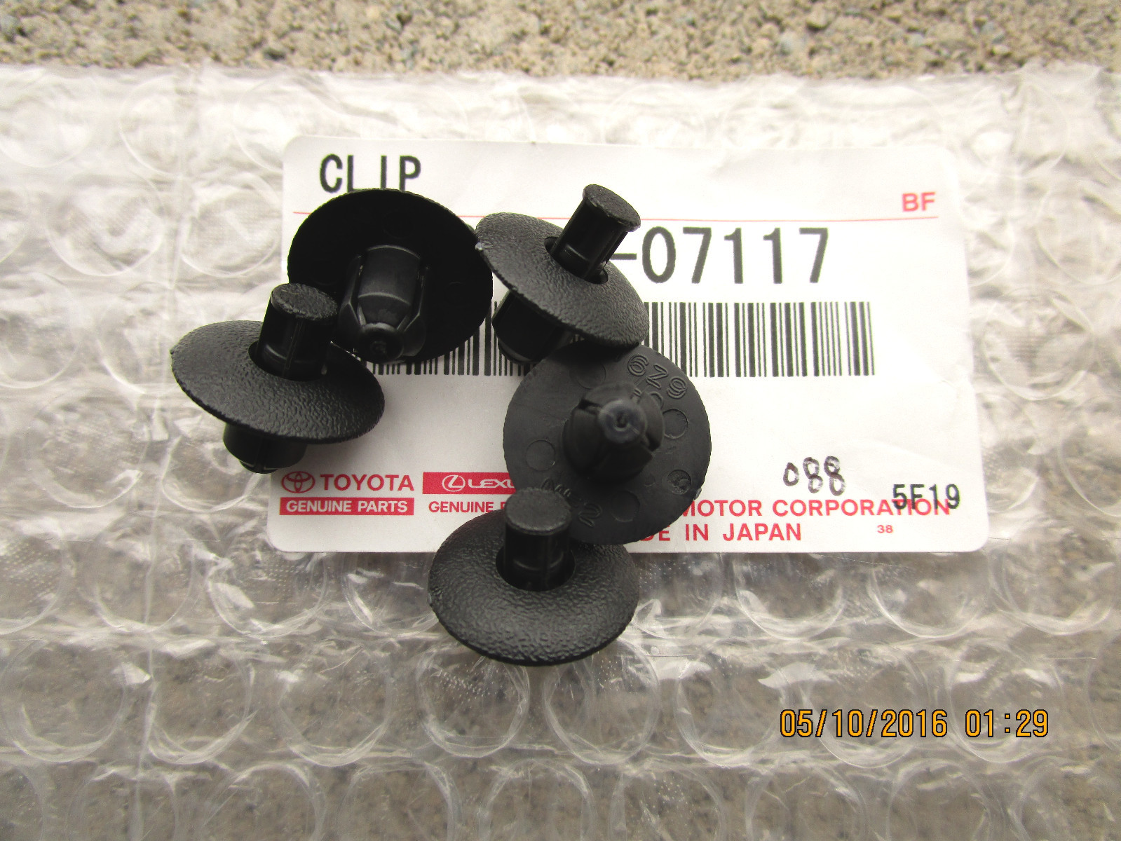03 - 09 LEXUS GX470 SET OF 5 ENGINE SIDE COVER RETAINER CLIP BRAND NEW ...