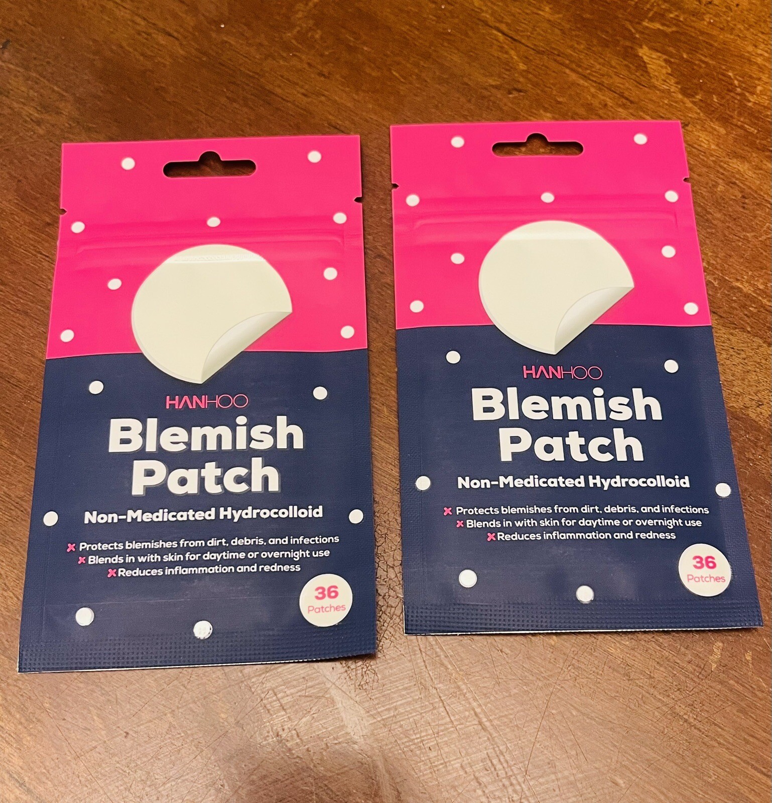 Hanhoo Blemish Patch w/ Hydrocolloid Acne Treatment 36 Patches LOT OF 2 ...