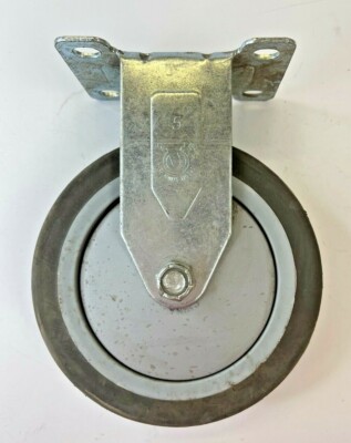 DURABLE SUPERIOR CASTERS (SC) 5" SWIVEL CASTER WHEEL, 5 X 1-1/4" BRAKE ...