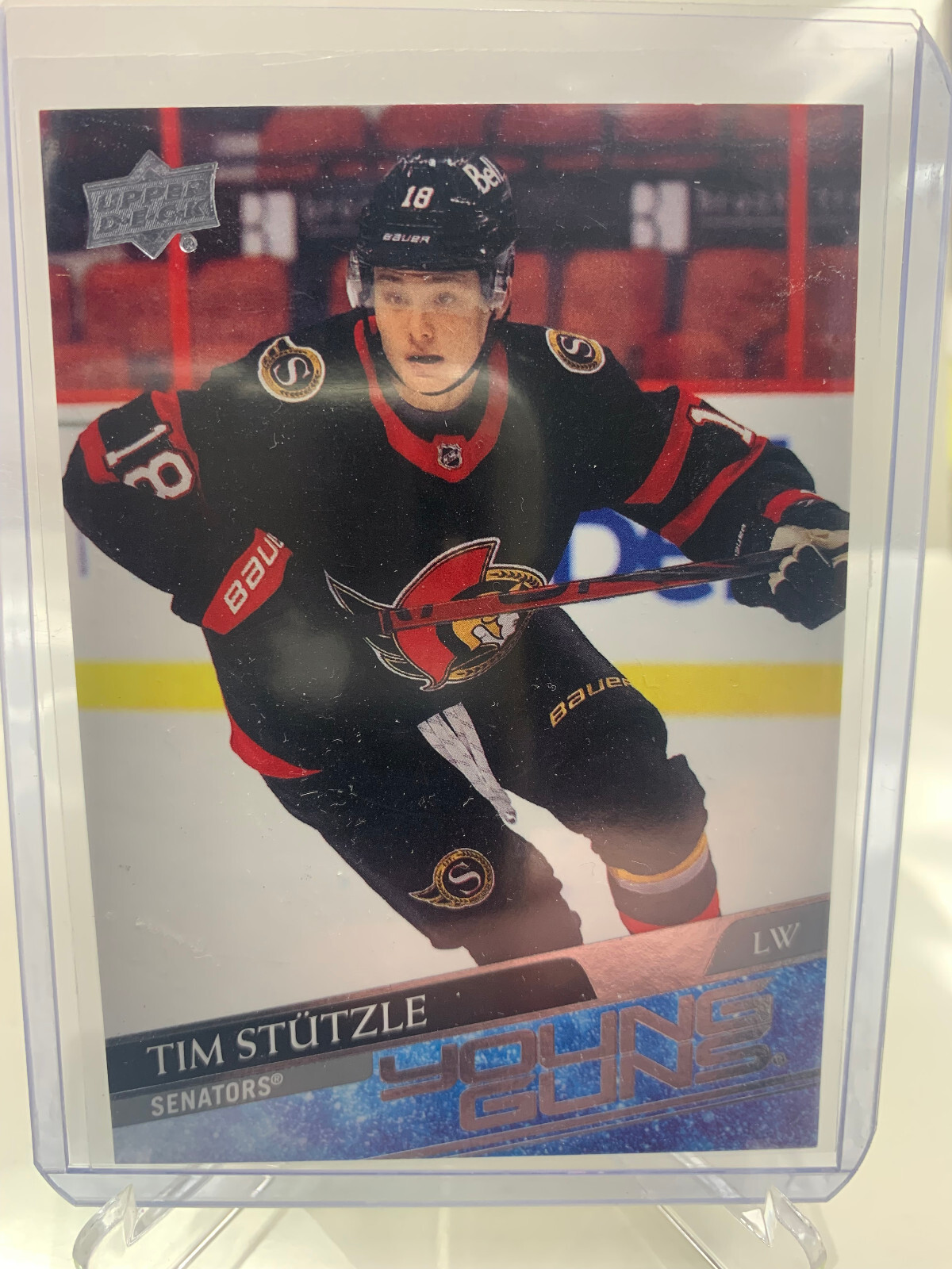2020-21 UD SERIES 2 YOUNG GUNS TIM STUTZLE ROOKIE CARD RC 482 OTTAWA ...