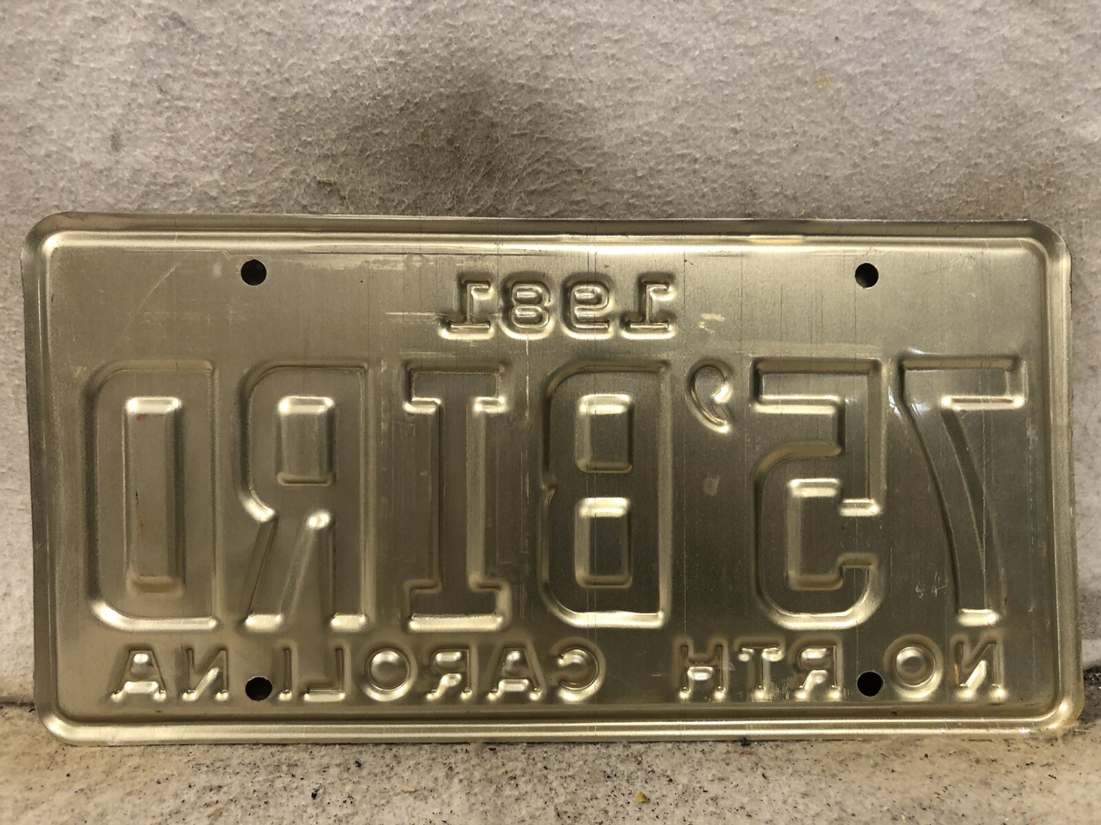 Vintage 1981 North Carolina Vanity License Plate “75’TBIRD” | eBay